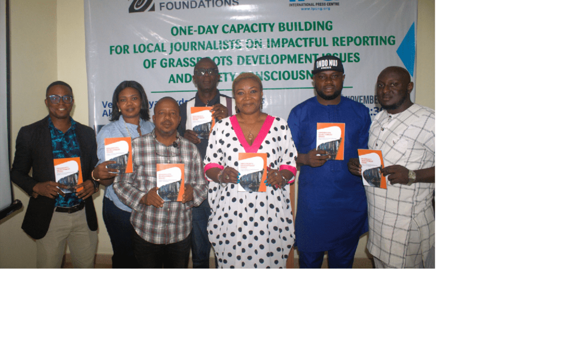 IPC trains Ondo journalists on grassroots dev't - The Hope Newspaper IPC trains Ondo journalists on grassroots dev't - The Hope Newspaper